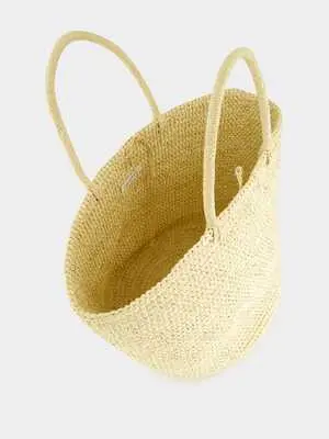 SENSI STUDIO Natural Straw Maxi Tote - Beige