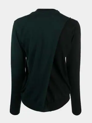 Colville Long-sleeve Wool Knitted Top