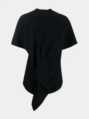 Colville Love Draped Top - Black
