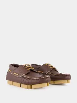 Fendi Deck Lace-ups Loafers