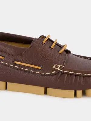 Fendi Deck Lace-ups Loafers