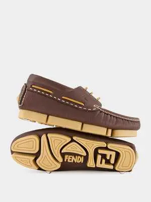 Fendi Deck Lace-ups Loafers