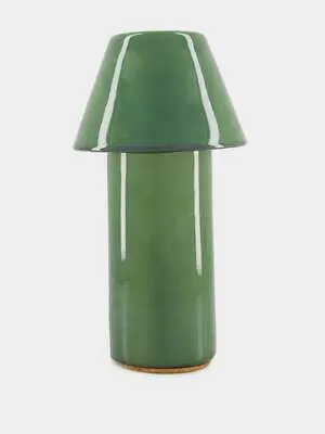 CALMA Ceramic Wireless Lamp - Green