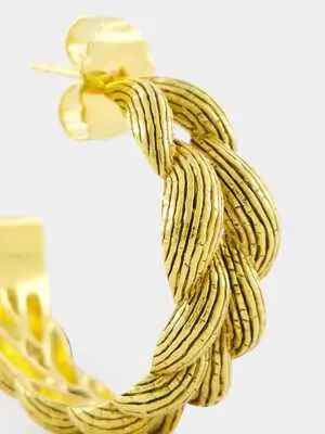 AURÉLIE BIDERMANN Grisell Hoop Earrings