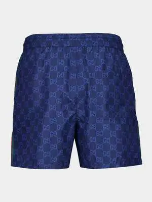 Gucci Gg Swim Shorts - Blue