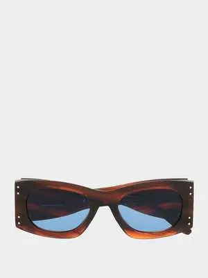 RETROSUPERFUTURE 4 Cerniere Fiammato Sunglasses - Brown
