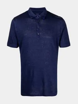 120% Lino Short Sleeve Polos For Men