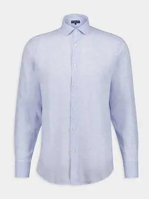 Frescobol Carioca Antonio Linen Shirt - Blue
