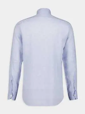 Frescobol Carioca Antonio Linen Shirt - Blue