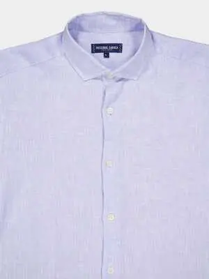 Frescobol Carioca Antonio Linen Shirt - Blue