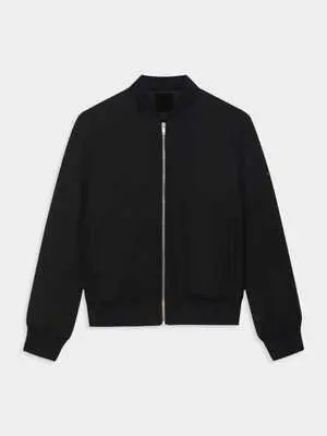 Givenchy Wool Bomber Jacket - Black