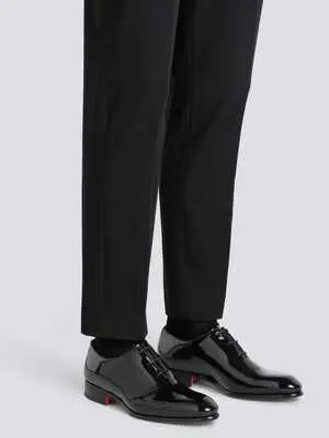 Santoni Leather Oxford Shoes - Black