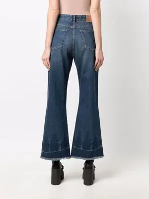 Stella McCartney Flared Mid-rise Jeans - Blue