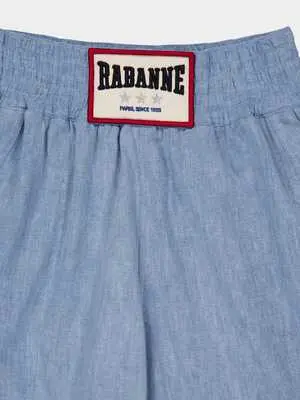 Rabanne Light Denim Bermuda Shorts