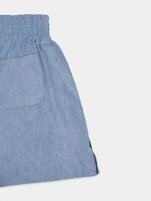 Rabanne Light Denim Bermuda Shorts
