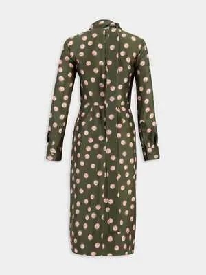 Fendi Printed Silk Dress