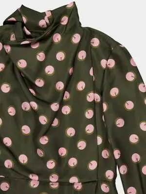 Fendi Printed Silk Dress