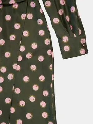 Fendi Printed Silk Dress