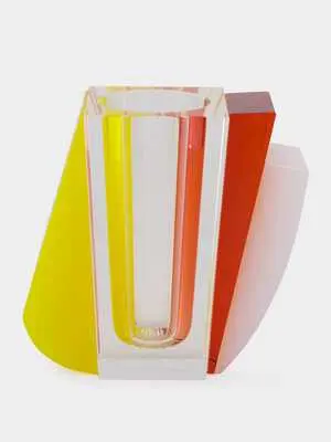 REFLECTIONS COPENHAGEN Raleigh Vase - Yellow