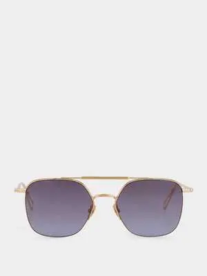 AHLEM Louxor Aviator Sunglasses - Blue