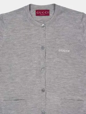Gucci Mélange Cashmere Silk Cardigan