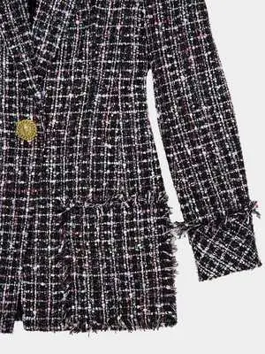 Balmain Single-breasted Tweed Jacket