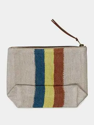 Libeco Belgian Linen Pouch - Multicolour