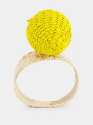 Coro Cora Lemon Napkin Ring
