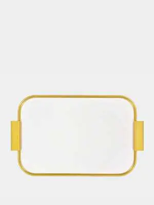 KAYMET Ribbed Tray - Gold