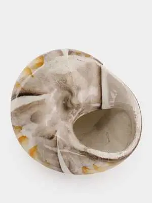 LES-OTTOMANS Ceramic Snail Decorative Figure