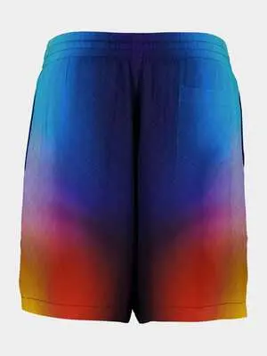Casablanca Gradient Silk Shorts - Multicolour