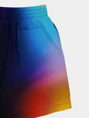 Casablanca Gradient Silk Shorts - Multicolour