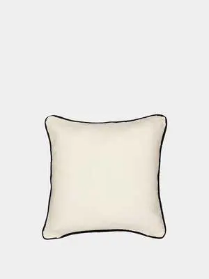LES-OTTOMANS Tropical Oranges Cushion - Multicolour