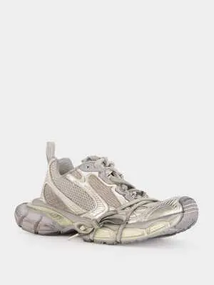 Balenciaga 3xl Mesh And Polyurethane Sneakers - Grey