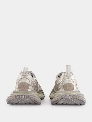 Balenciaga 3xl Mesh And Polyurethane Sneakers - Grey
