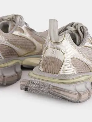 Balenciaga 3xl Mesh And Polyurethane Sneakers - Grey