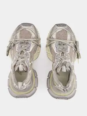 Balenciaga 3xl Mesh And Polyurethane Sneakers - Grey