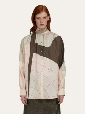 FERRAGAMO Silk Shirt - Multicolour