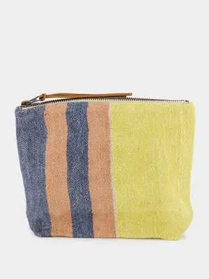 Libeco The Belgian Pouch Red Earth Stripe - Multicolour