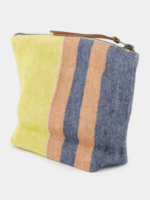 Libeco The Belgian Pouch Red Earth Stripe