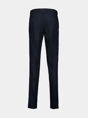 Boglioli Pressed-crease Trousers - Blue