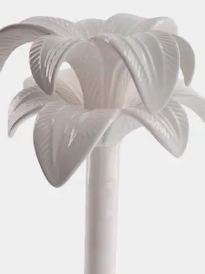 LES-OTTOMANS Large Sugar Cane Ceramic Candleholder