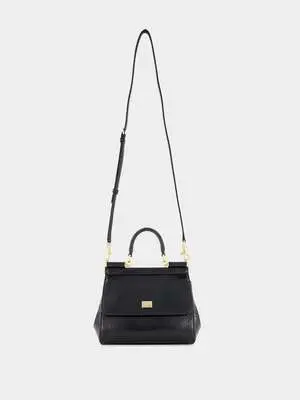 Dolce & Gabbana Medium Sicily Bag - Black