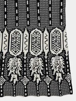 Johanna Ortiz Energy Matrix Midi Skirt - Black