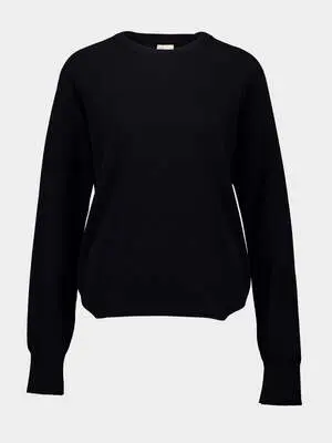 PAULA Dianela Tap Shoe Cashmere Blouse - Black