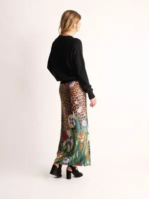 PAULA Dianela Tap Shoe Cashmere Blouse - Black
