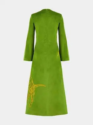 PAULA Selene Garden Velvet Dress