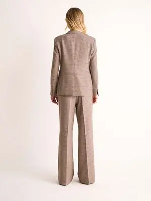 PAULA Chess Check Blazer - Multicolour