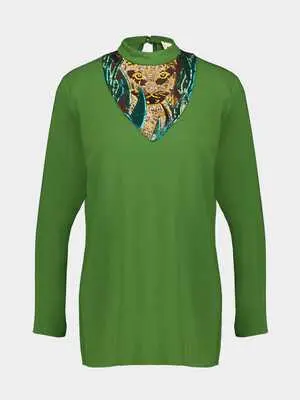 PAULA Parasol Garden Blouse - Green