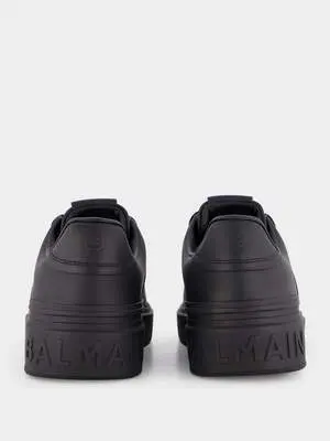 Balmain B-court Leather Sneakers